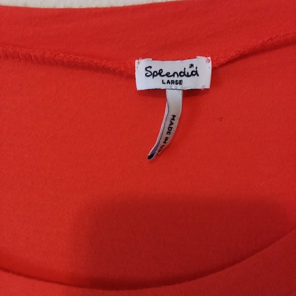 Splendid | Tops | Splendid 34 Sleeve Tee With Pocket And Cuffs | Poshmark